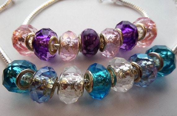 8 with extender chain Pandora Style Bracelets