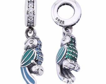 Parrot charm | Etsy