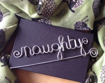 Wire name pin | Etsy