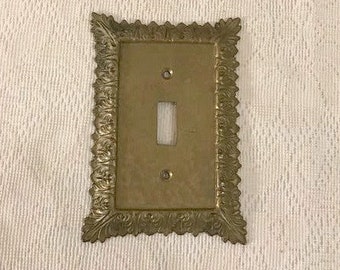 Brass switch plate | Etsy