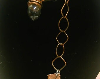 Light bulb necklace | Etsy