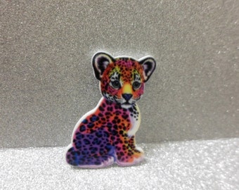 Leopard brooch pin | Etsy