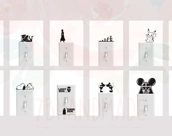 Light switch decal | Etsy