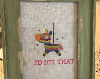 Vulgar cross stitch | Etsy