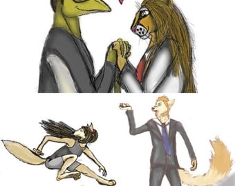 Furry art commission | Etsy