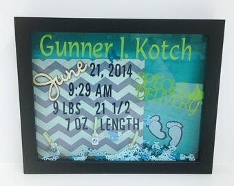 Shadow box baby | Etsy