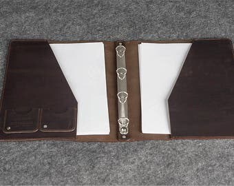 Leather folder | Etsy