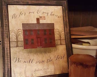 Colonial wall art | Etsy