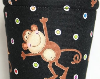 Items similar to Handmade leather cup cozy, sleeve, java jacket - super ...