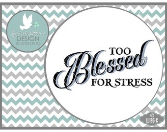 Too blessed | Etsy