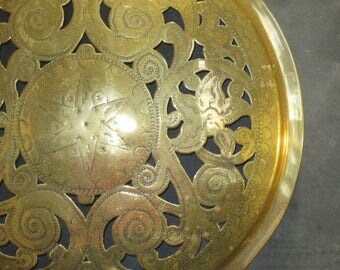 Brass wall hanging | Etsy