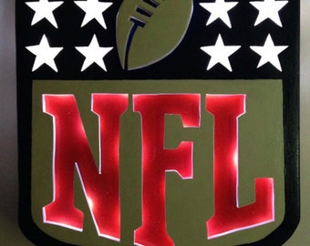 Lighted logo sign | Etsy