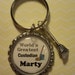 World's Greatest Custodian/Janitor key chain with charms