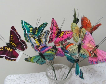 Fake butterflies | Etsy