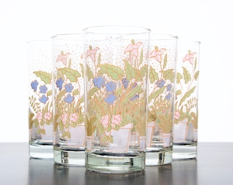 Pink glassware | Etsy