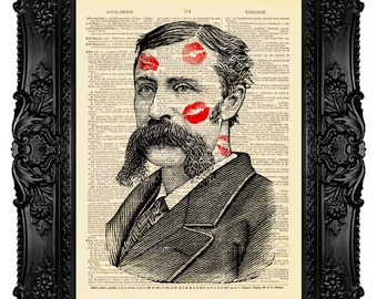 Mustache poster | Etsy