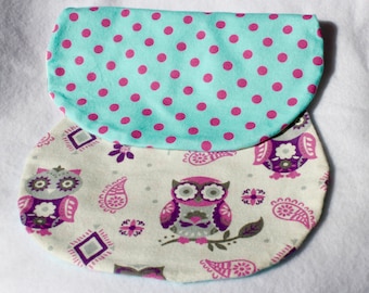 Days of The Week Calendar Cards Owl Polka Dot Hobo Stitched