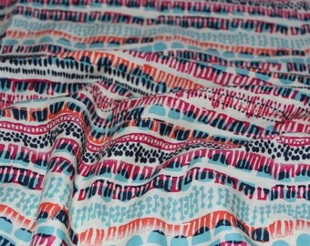 Rayon print fabric | Etsy