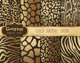 Pastel Animal Prints Digital Paper & Printable Patterns