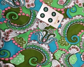 Paisley fabric | Etsy