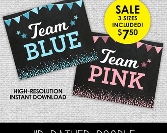 Team pink team blue | Etsy