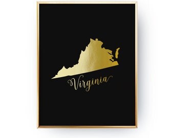 Virginia silhouette | Etsy