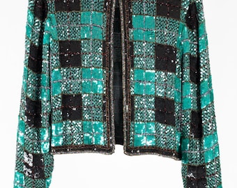 Sequin jacket | Etsy