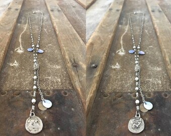 Gypsy coin necklace | Etsy