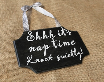 Quiet please sign | Etsy