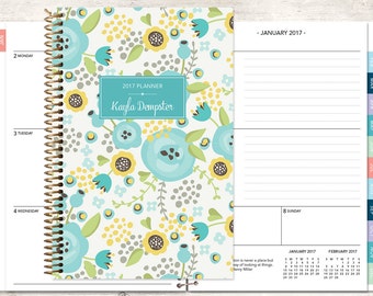 2017 & 2018 planners custom personalized planners by posypaper