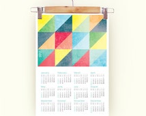 Unique retro calendar related items | Etsy