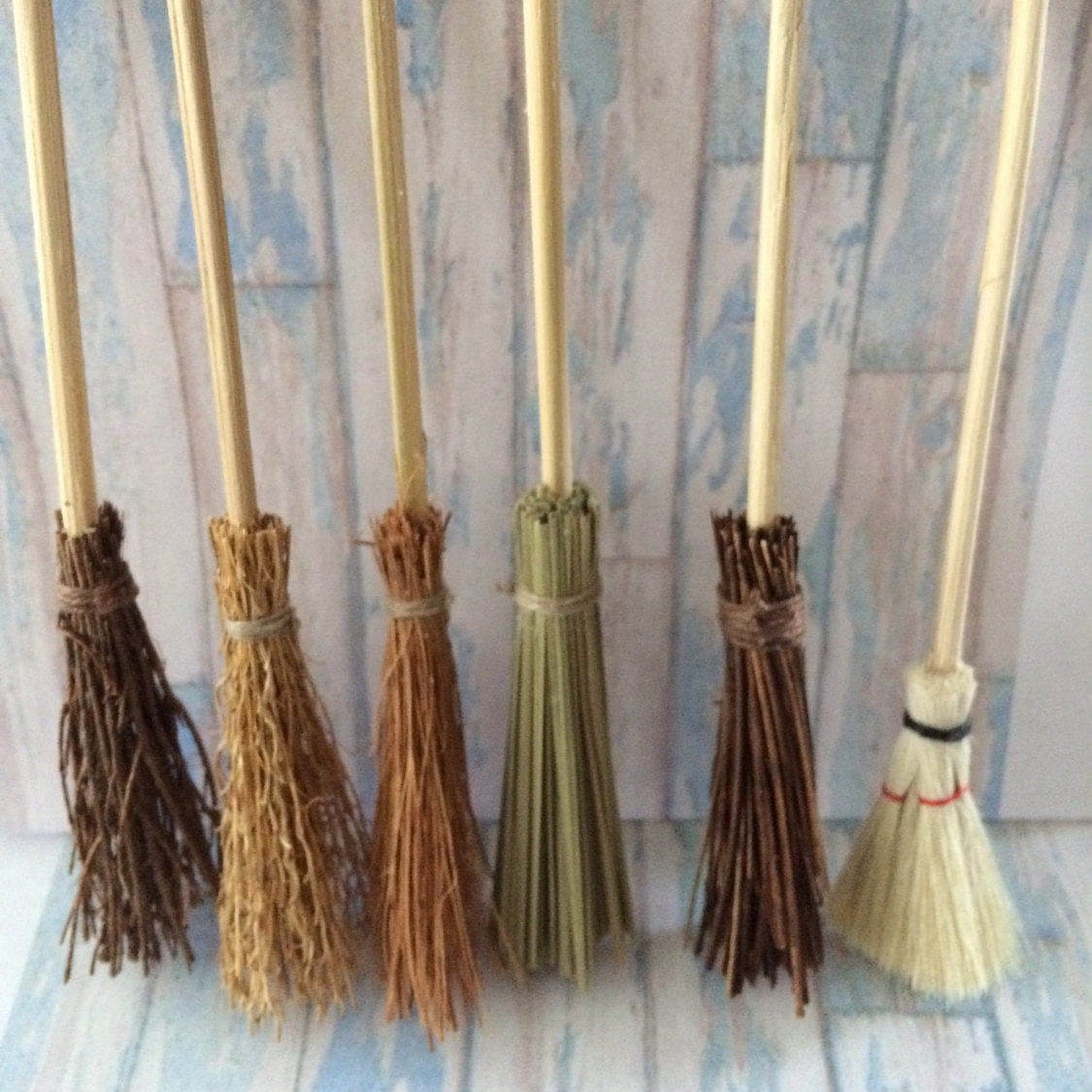 Dolls House Miniature Brooms handmade