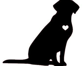 Image result for yellow lab silhouettes | Animal line drawings ...