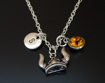 Viking helmet charm | Etsy