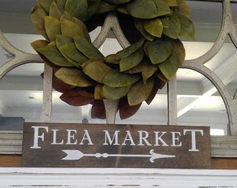 Flea market sign | Etsy