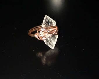 Selenite rings | Etsy