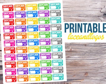 Daycare day care tag | Etsy