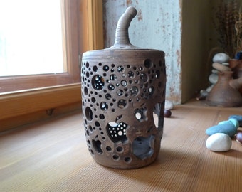 Pottery lantern | Etsy