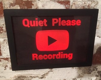 Quiet please sign | Etsy