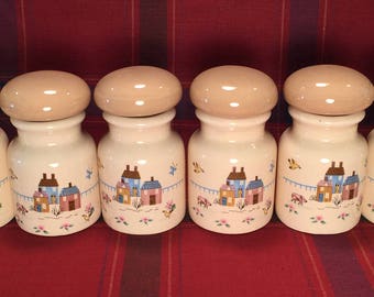 Vintage spice jars | Etsy
