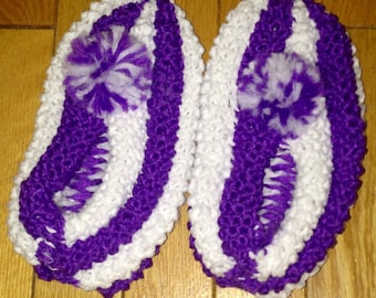 Striped slippers | Etsy