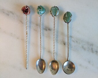 Silver swizzle stick | Etsy