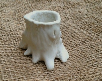 Tree stump vase | Etsy