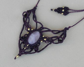 Macramé Spiritual Jewelry & Healing Crystals by QuetzArt on Etsy