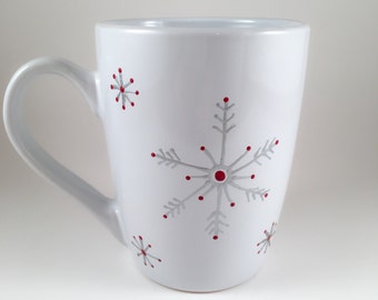 Snowflake mug | Etsy