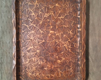 Carved wood tray | Etsy