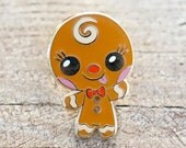 Items similar to Holiday Gingerbread Man Pin on Etsy