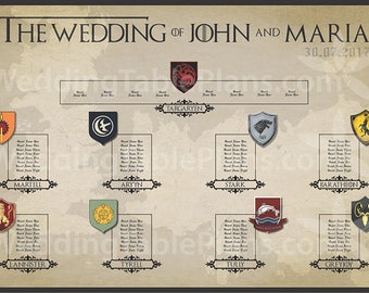 Wedding table plan | Etsy
