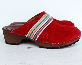 Wooden clogs | Etsy