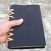 Leather notebook hand bound journal personalized leather